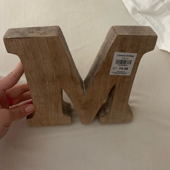 Accents | Wooden Letter M | Poshmark